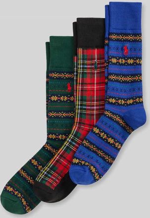 Ralph Lauren Socken mit Logo-Stitching im 3er-Pack