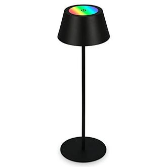 Briloner LED Tischlampe kabellos mit Touch, dimmbar in Stufen, h&ouml;henverstellbar, Nachttischlampe, Leselampe, LED Lampe, Campinglampe, Tischleuchte, Akkulampe, 
