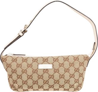 Gucci Crossbody Bags - Gucci Canvas Monogram Boat Handbag - Gr. unisize - in Braun - für Damen