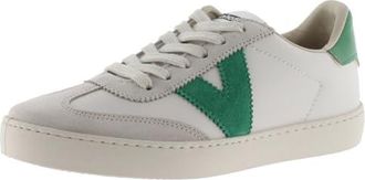 Victoria Basket Basse Unisexe Berlin Ciclista Effet Cuir & Pièces Colorées & en Croûte De Cuir en Contraste 1126184 pour Adulte Verde 40