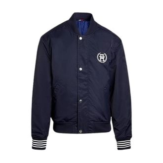 Tommy Hilfiger Wende-Bomberjacke im College-Stil - - Jackets - Herren - Blau - XL