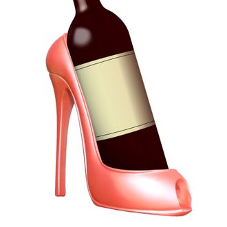 Generico Weinflaschenhalter, elegantes Weinregal f&uuml;r Schuhe mit hohen Abs&auml;tzen, Korbzubeh&ouml;r, 20,3 cm hoch, einzelner Weinflaschenhalter f&uuml;r Heimdekoration, Hoc