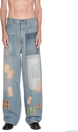 KAPITAL 14oz Denim 5P Baggy Pants (BETHAL-PAL remake)