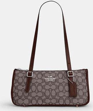 Coach Asher Schultertasche Aus Signature-Jacquard