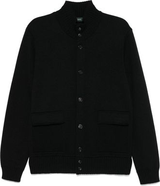 Zanone Brera Cardigan - Schwarz