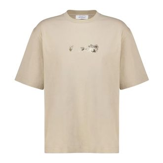 Off-white Homme, Tops, Beige, Taille: 2XL T-shirt Spices Arrow