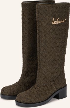 Luis Trenker Stiefel Lustiefel gruen