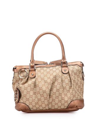 Gucci sac à bandoulière Sukey en toile GG (2000-2015) - Marron