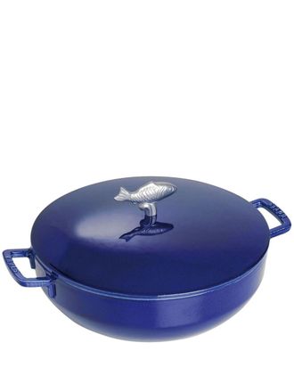 Staub Gusseisen-Kasserolle (28cm) - Blau