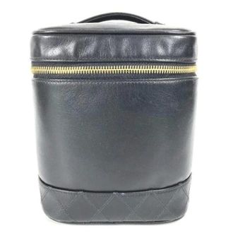 Chanel Sac &agrave; main vintage en cuir Pre-owned - Femme - Pre-owned - Noir - Taille: ONE Size