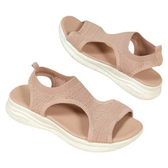 Generic Sandales Femme &eacute;t&eacute; Confortable Orthop&eacute;dique Bout Ouvert Chaussures Antid&eacute;rapant Respirantes D&eacute;Contract&eacute;Es Sandales de Plage Boho Leger Platform Sandal