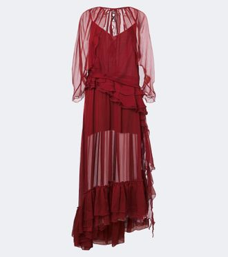 Jacques Wei Robe aus Chiffon