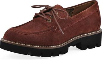 White Mountain White Mountain Mocassins &agrave; lacets Gino pour femme, Rouille/daim, 36 EU Large