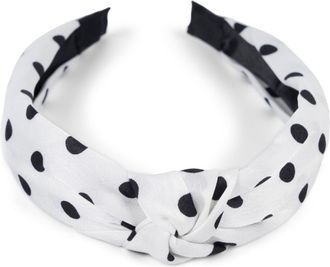 styleBREAKER Haarschmuck Haarreif gepunktet mit Knoten Rockabilly