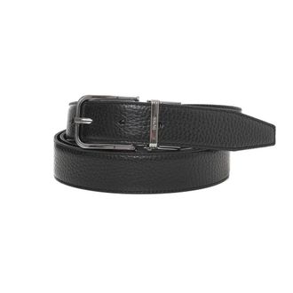 HUGO BOSS Madison G&uuml;rtel mit Doppelschnalle - - Accessories - Herren - Schwarzk - ONE SIZE