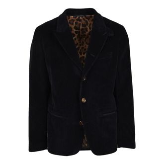 Dolce & Gabbana Corduroy Jacket - - Jackets - Herren - Schwarzk - M