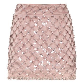 Philipp Plein Minirock Paillettes - - Skirts - Damen - Rosa - L