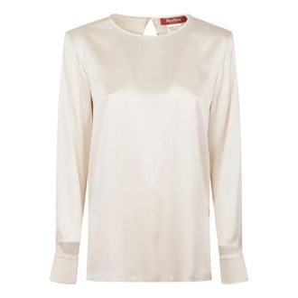 Max Mara Femme, Blouses et Chemises, Brun, Taille: 38 FR Lodi Shirt