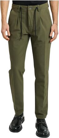 Yes-Zee YES Zee, Homme, Pantalons, Vert, Taille: W32 Pleated Pantalons