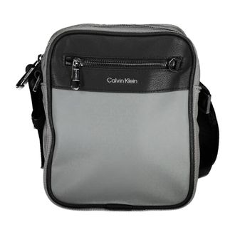 Calvin Klein Homme, Sacs, Gris, Taille: ONE Size Sac Bandouli&egrave;re Gris avec Fermeture &Eacute;clair