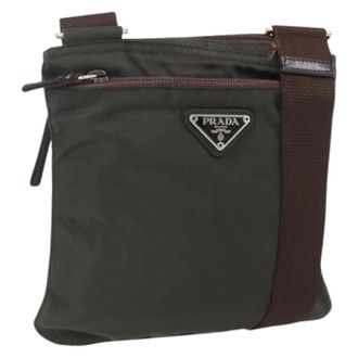 Prada Pre-owned Vintage Cross Body Bag - - Pre-owned - Damen - Gr&uuml;n - ONE SIZE