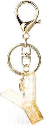 Generic Porte-cl&eacute;s chic avec pompon en r&eacute;sine pour sac &agrave; dos, Wh23, taille unique