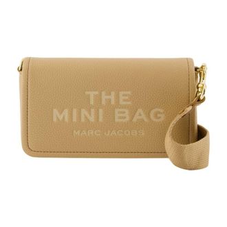 Marc Jacobs Womens Shoulder Bag Beige Cowhide
