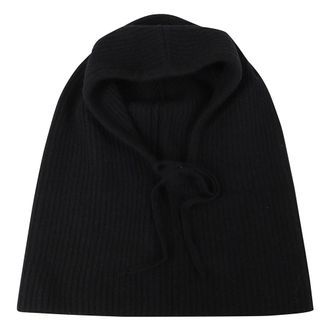 Federica Tosi Cagoule en m&eacute;lange de cachemire - Femme - Accessoires - Noir - Taille: ONE Size