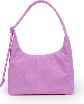 Baggu Mini-Schultertasche aus Nylon, Pfingstrose