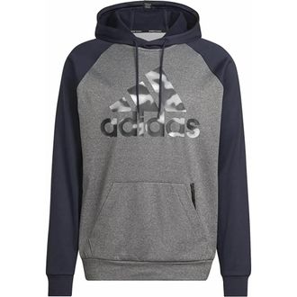 adidas Zweifarbiger Hoodie - - Sport - Herren - Blau - M