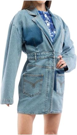 Moschino Femme, Vestes, Bleu, Taille: 36 FR Robe