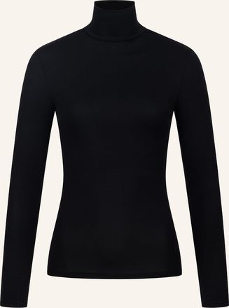 erlich textil Erlich Textil Light Touch Rollkragen Langarmshirt Mit Weichem Lyocell schwarz