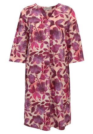 Cartoon Damen Sommerkleid mit Muster 42, Cream/Dark Pink