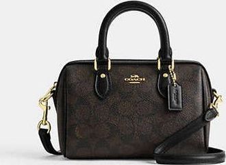 Coach Rowan Mini-Umh&auml;ngetasche aus Signature-Canvas