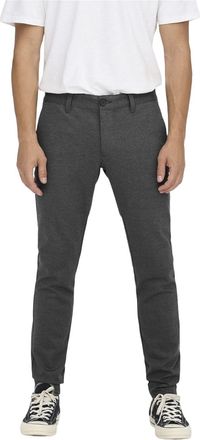 Only & Sons Herren Chino Hose ONSMARK 2911 - Slim Fit - Schwarz W28-W38 Stretch, Größe:36W / 32L, Farbe:Black 22022911