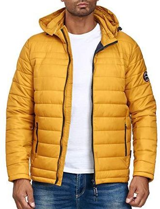 Indicode Veste matelassée pour Homme Lascelles - Jaune - GR. M