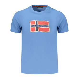 Napapijri Homme, Tops, Bleu, Taille: XL T-shirt &agrave; manches courtes