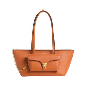 Coccinelle Femme, Sacs, Orange, Taille: ONE Size Double Beat Medium