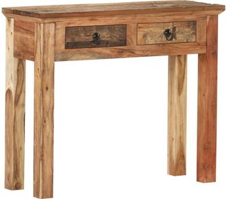 Les Tendances Table console 90,5x30x75 Bois dacacia et de r&eacute;cup&eacute;ration