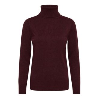 Saint Tropez Milasz Rollneck - - Knitwear - Damen - Rot - XS