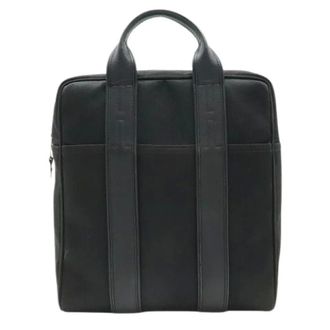 Herm&egrave;s Pre-owned Acapulco Backpack 2Way Black Leather - Femme - Pre-owned - Noir - Taille: ONE Size