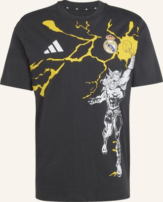 adidas Adidas Real Madrid Avengers T-Shirt schwarz