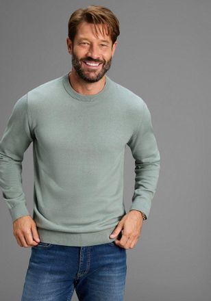 DELMAO Rundhalspullover Neue Kollektion! Feinstrick in Feinstrick, ideal für die Übergangszeit