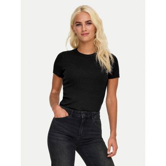 Only T-Shirt Val 15339774 Schwarz Slim Fit