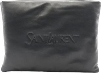 Saint Laurent Sac pochette Pre-owned- Sacoche - Femme - Pre-owned - Noir - Taille: ONE Size