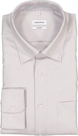 Seidensticker Seidensticker Herren Hemd grau Baumwolle