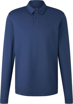 Bogner Polo-Longsleeve Timon für Herren - Blau - 3XL