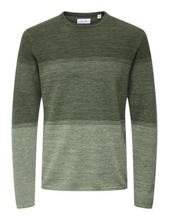 Only & Sons Pull en Tricot pour Homme, Gris Castor/d&eacute;tail : Grading, M