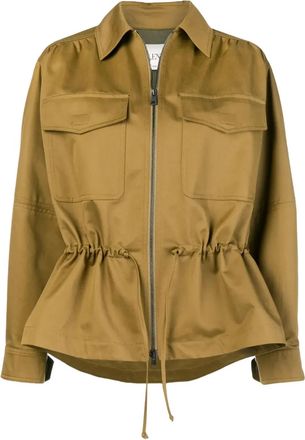 Valentino Garavani veste militaire zippée - Vert