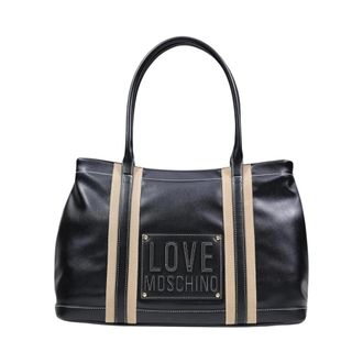 Love Moschino Polyurethan-Handtasche - - Bags - Damen - Schwarzk - ONE SIZE